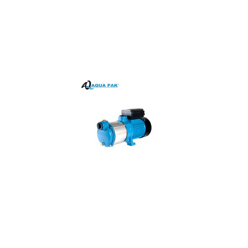 MOTOBOMBA MULTIETAPAS HORIZONTAL AQUA PAK SERIE STEP 1 HP, 1 FASE, 115 VOLTS
